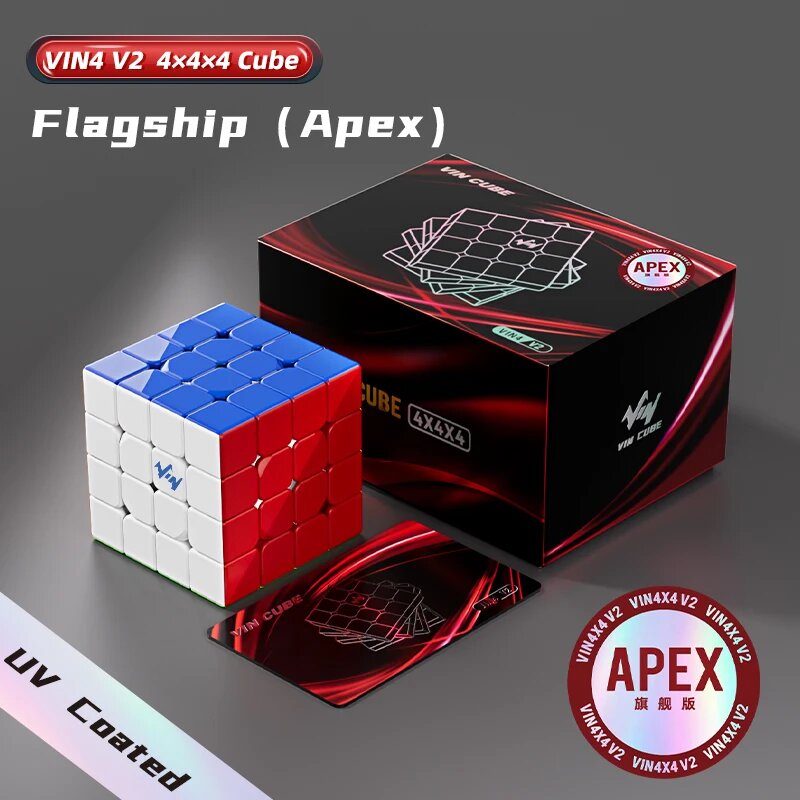 Магнитный кубик-рубик YJ Vin4 v2 4x4x4 Vin4 V2 Apex