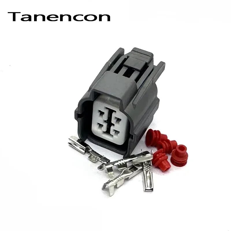 1 комплект 4-контактного герметичного разъема двигателя лампы автоматического освещения HW для Toyota Camry Honda серии B, вилка датчика O2 6189-0132 6181-0073 1 Set