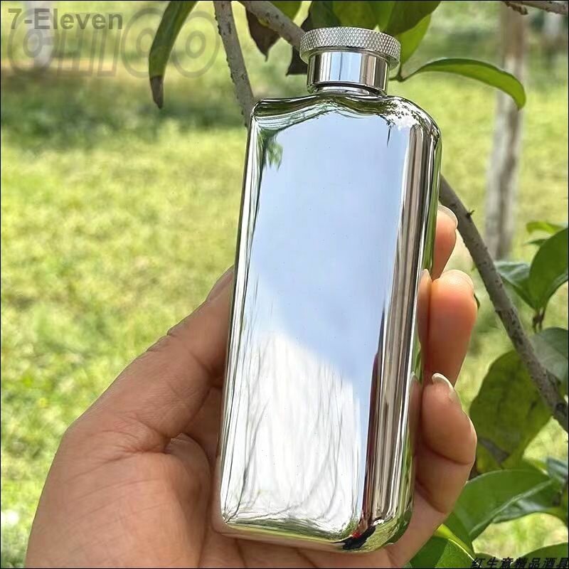 Фляга 90 мл, серебристый