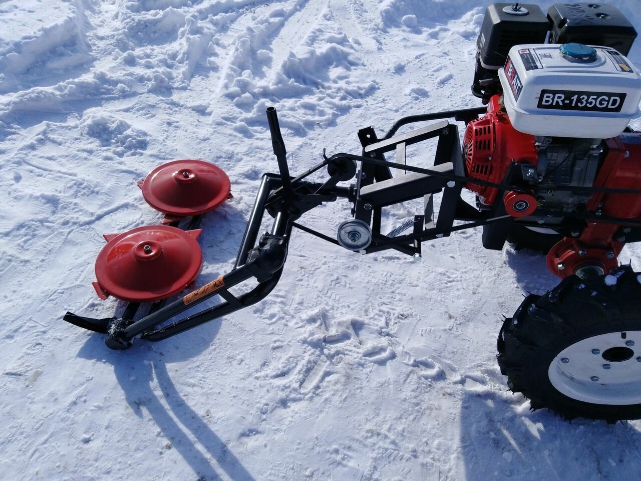 Навеска передняя на адаптер АМ-4х4 и АМК-4х4 на китайские мотоблоки под вал 18мм шпонка