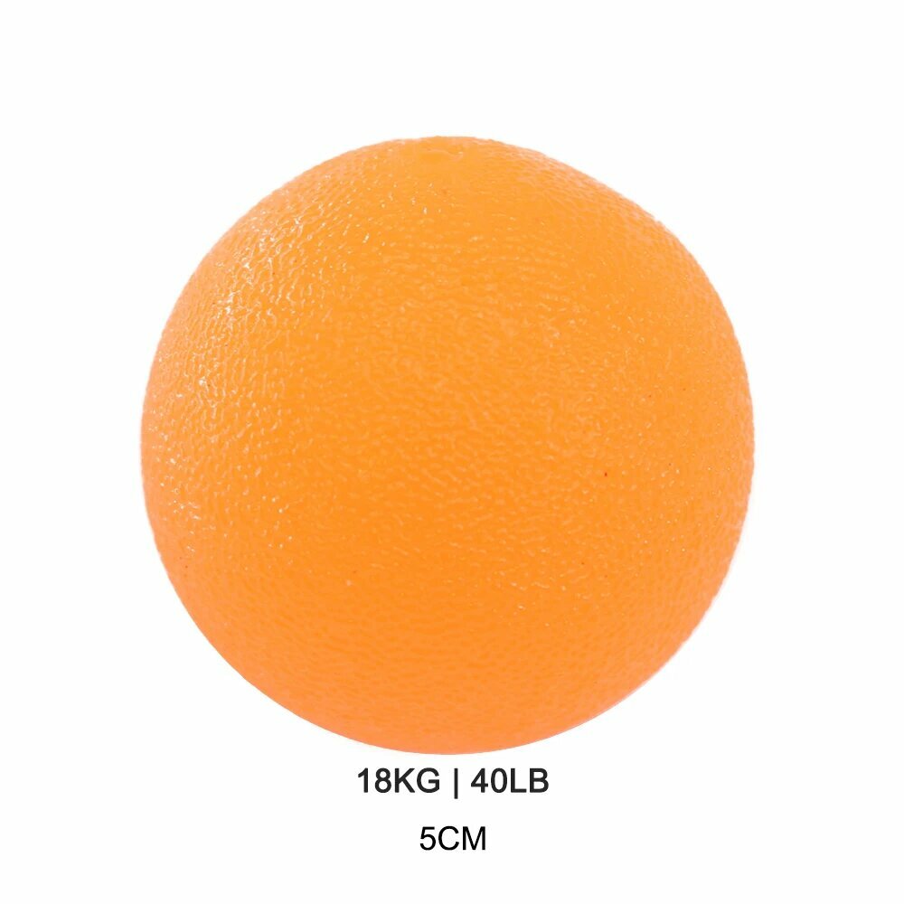 Мяч-эспандер для рук, антистресс, 25 кг Оранжевый, 5cm 18kg 40LB