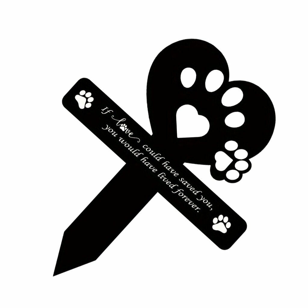 Надгробие для домашних животных, акриловый могильный маркер для подарка на память о кладбище собак и кошек