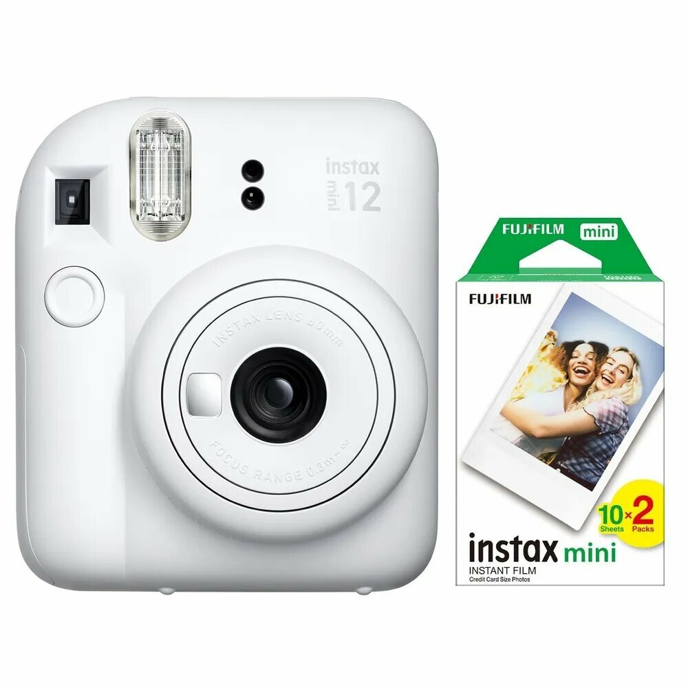 Fujifilm instax mini 12 набор + Компактный фотоаппара +Картриджи для Instax Mini, 20 фото