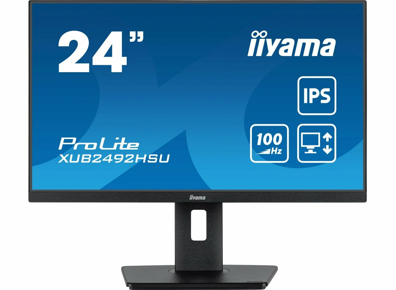 Монитор 23.8" Iiyama ProLite XUB2492HSU-B6, 1920х1080, 100 Гц, IPS, черный