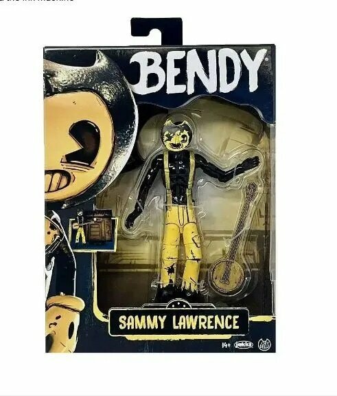 Коллекционная фигурка Сэмми Лоуренс Bendy and the ink machine Бенди и Чернильная машина с подставкой Специальный выпуск серия 2