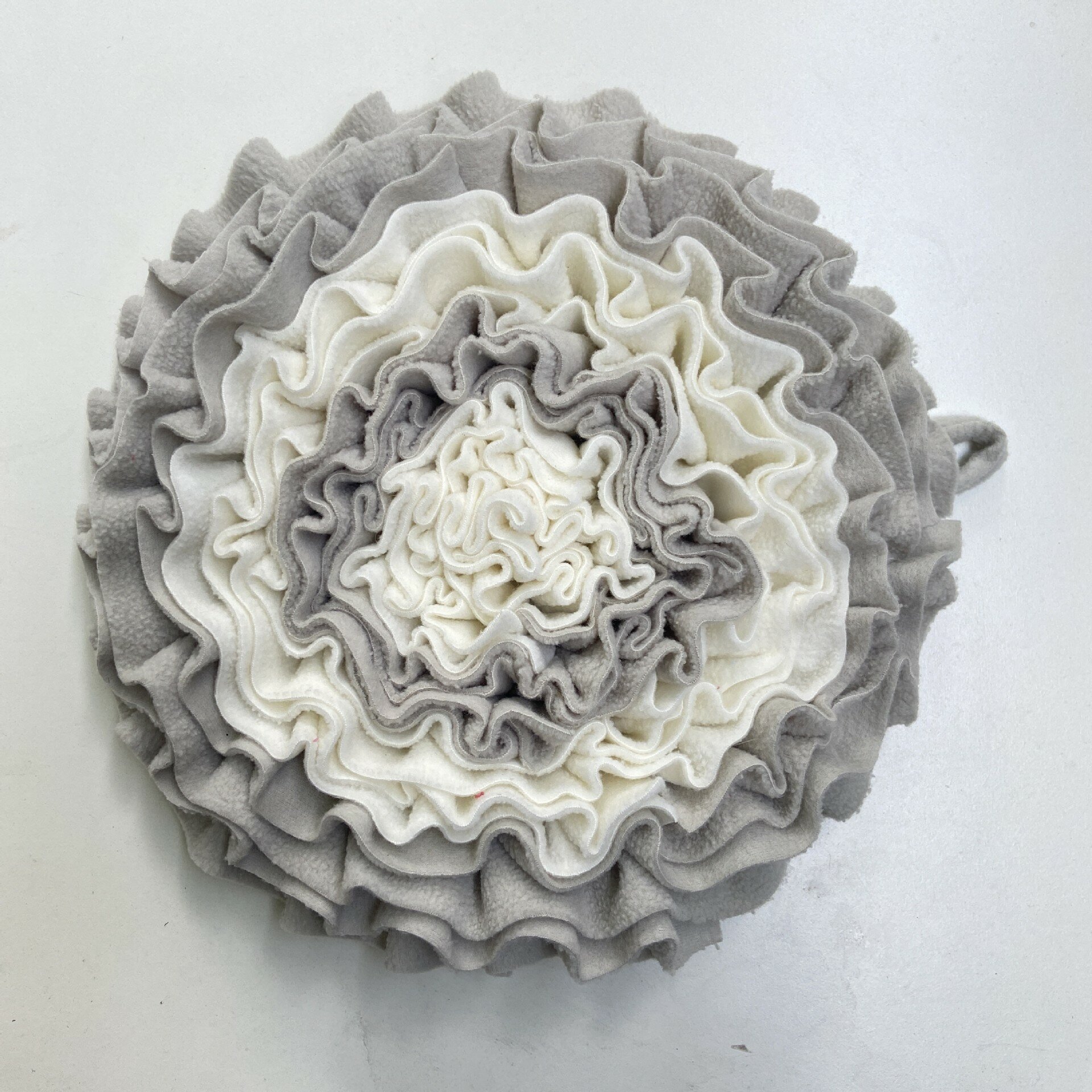 Коврик для тренировки обоняния собаки 30x30см круглый белый