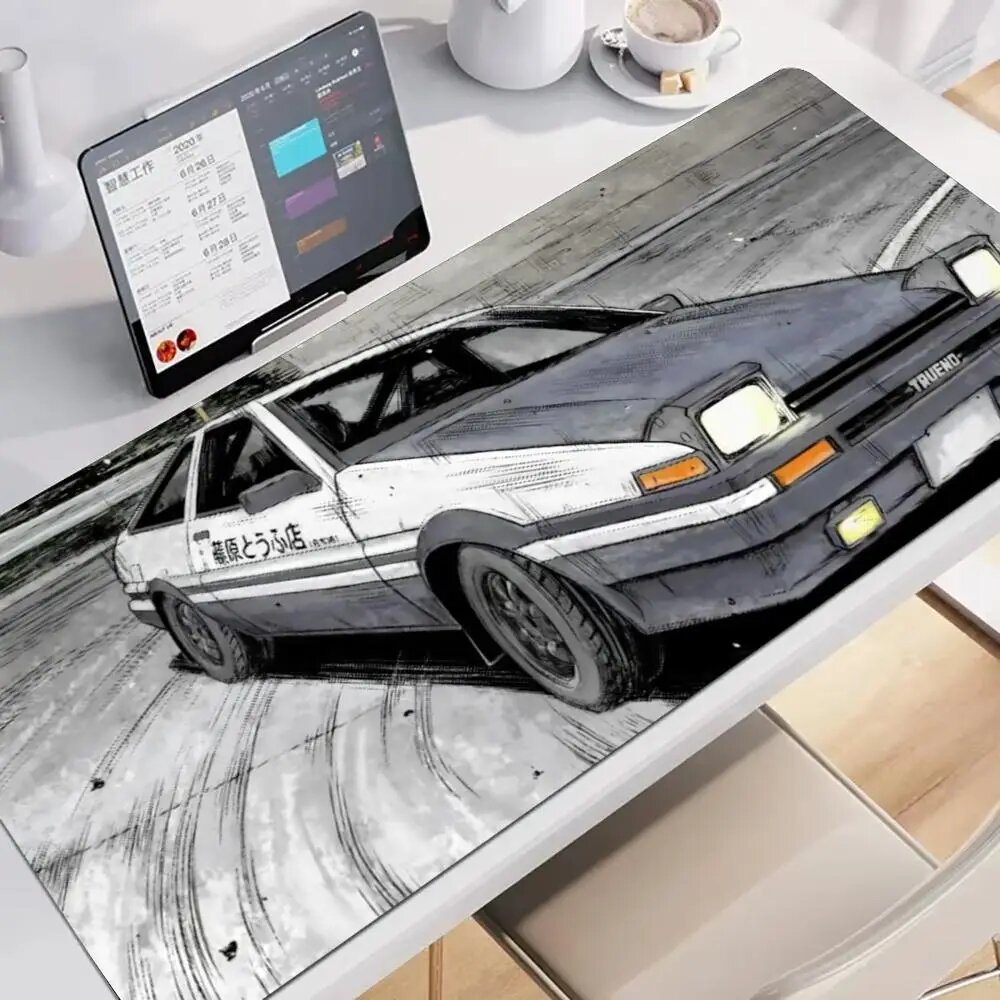 Крутой японский автомобильный коврик для мыши, игровые коврики для мыши, игровой коврик для ноутбука, нескользящий коврик для ноутбука, планшета, аксессуар для ПК, стола, эстетический игровой коврик