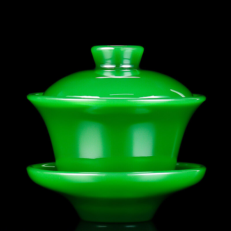 Новая чайная чашка в китайском стиле из белого стекла, дегустационная чашка, маленькая чайная чаша, большая чашка, чайный сервиз в стиле кунг-фу, отдельная чашка.