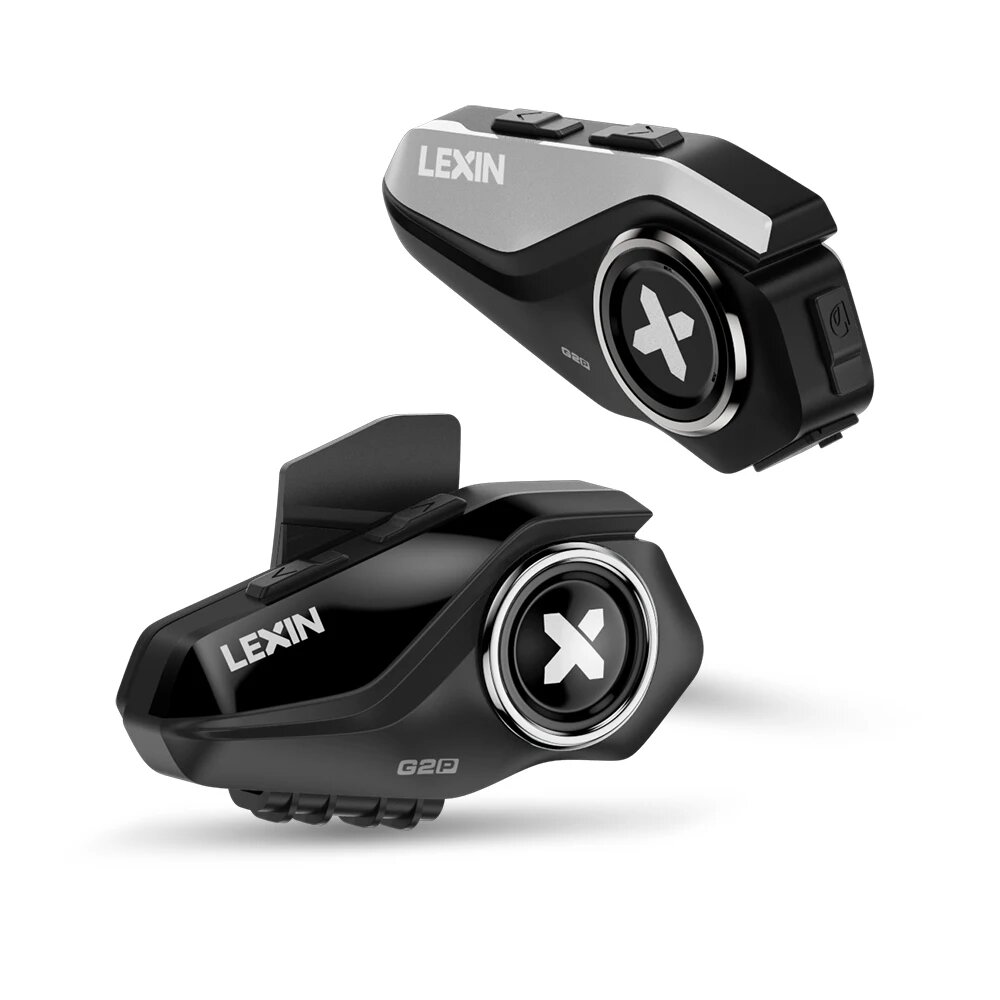 2023 Новый Lexin G2P интерком для мотоциклетного шлема Bluetooth гарнитуры, Handsfree коммуникатор до 6 всадников интерфон с FM G2P-2PC