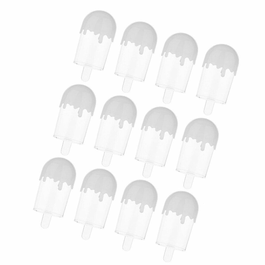 Упаковка из 12 Креативных Коробок Конфет для Дней Рождения Свадеб Прозрачных Держателей Для Сладостей Прозрачных Пластиковых Контейнеров Для Закусок