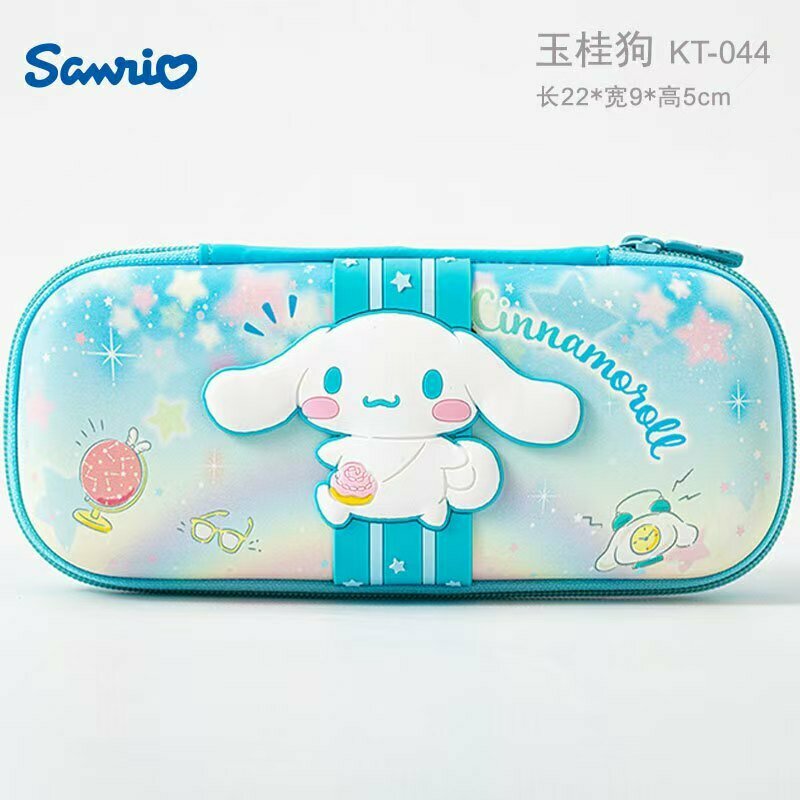 Пенал Hello Kitty Kuromi Sanrio, откидная планка, фиолетовый, для девочек