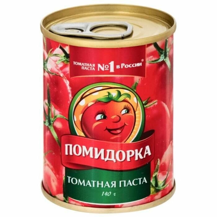 Томатная паста "Помидорка" 140гр*4шт