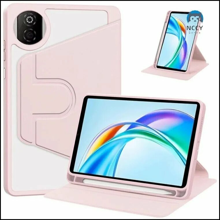 Эксклюзивный защитный чехол для планшета Huawei Honor Pad X7 8.7 дюйма 2025, оснащенный функцией вращения и держателем для стилуса, совместим с моделями JMSW09 и JMSL09