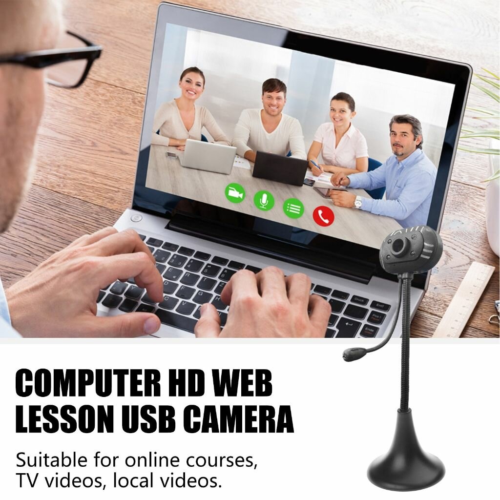 Мини-вебкамера USB с микрофоном, - С микрофоном — фото 1