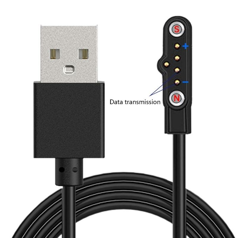 Магнитный кабель для зарядки детских умных часов, 5 штифтов 7,62 мм x14.3мм - вперед