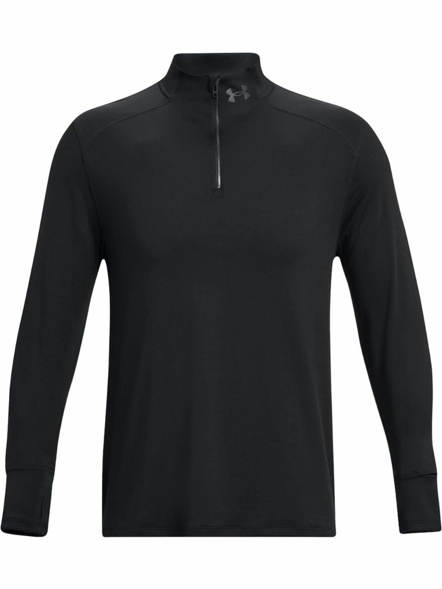 Джемпер Under Armour QUALIFIER RUN 1/4 ZIP, размер M, чёрный — фото 1