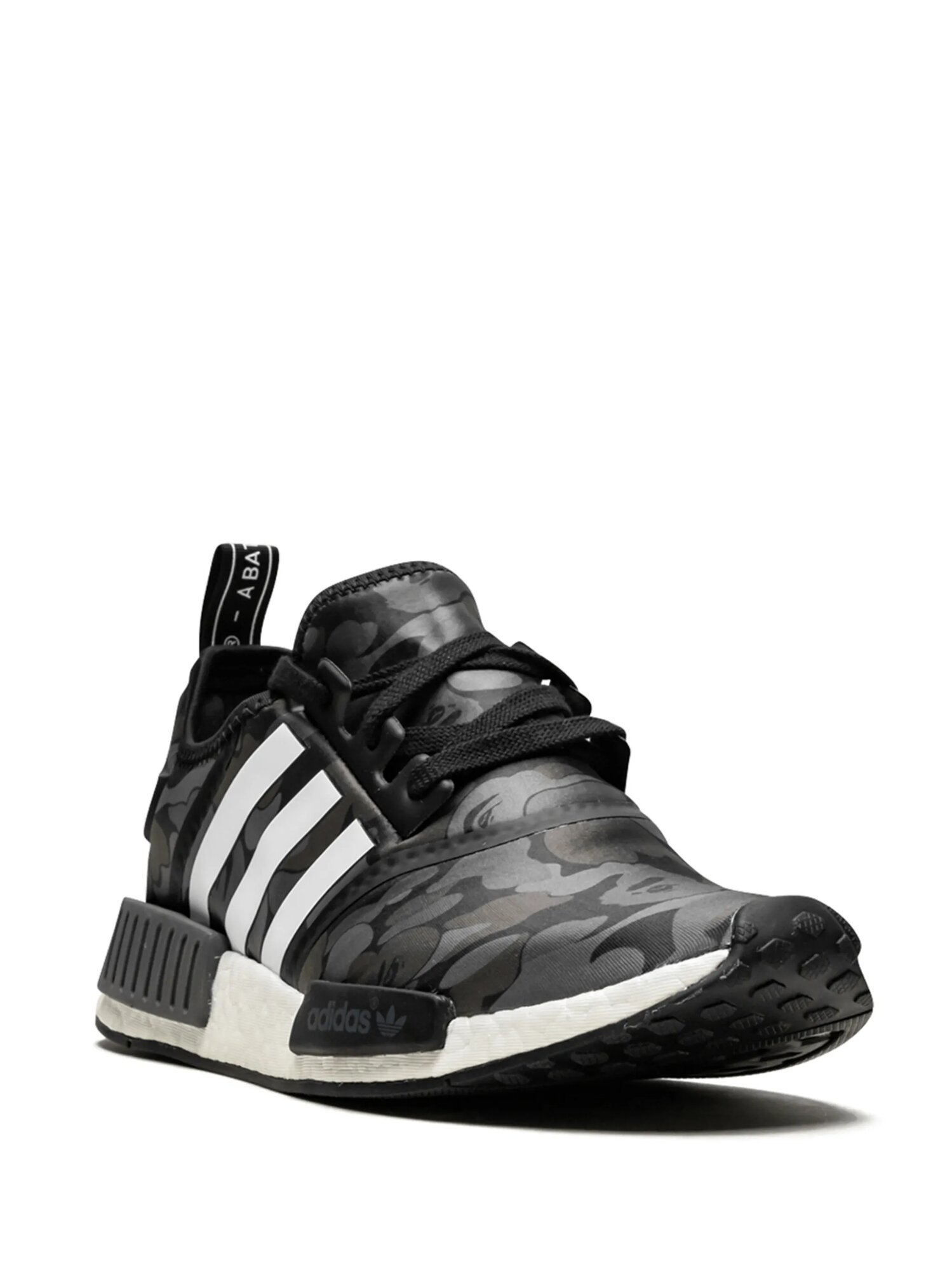 Кроссовки adidas NMD R1 Bape, размер 5 US, чёрный — фото 1