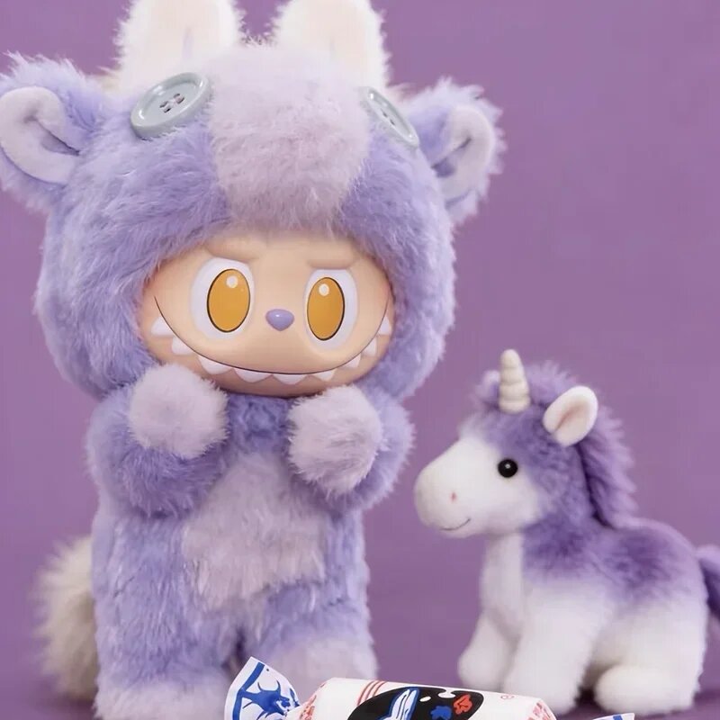 POP MART LABUBU Фиолетовый HAPPY FAMILY
