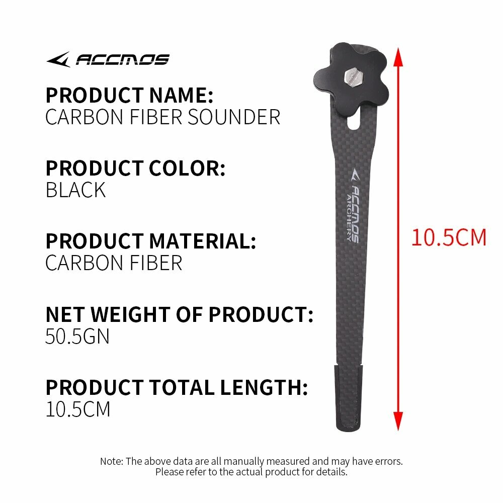 ACCMOS кликер для рекурсивного лука карбоновый черный