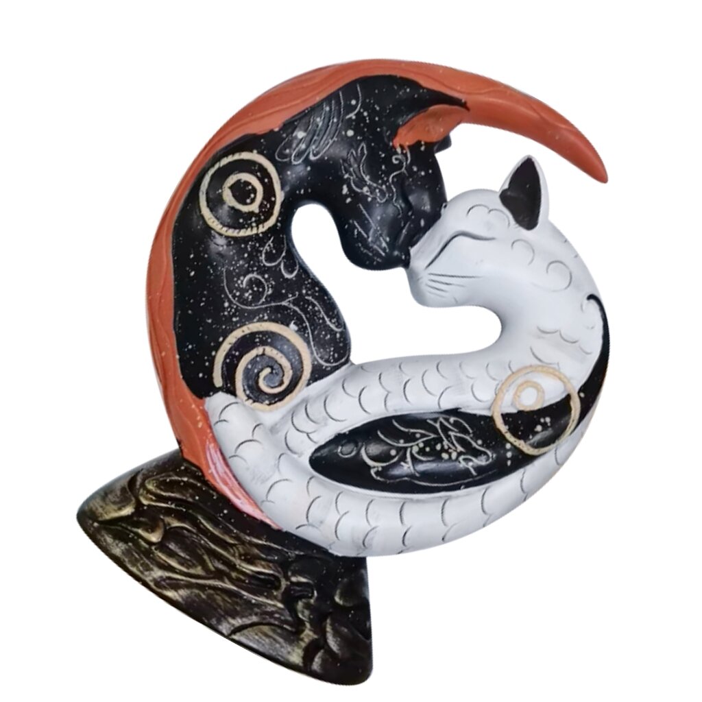 Кошачьи украшения-близнецы Инь и ян