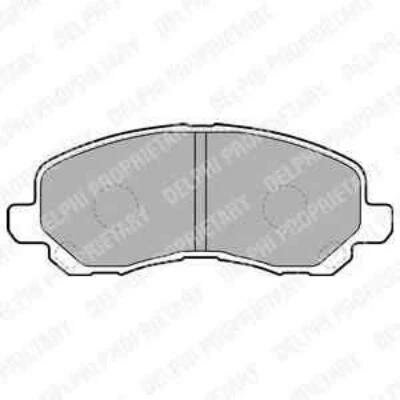 Колодки тормозные DELPHI LP1684 передние Mitsubishi Galant VI EA 09-96-, Galant VI Station Wagon EA 09-96-, Lancer KoMERC