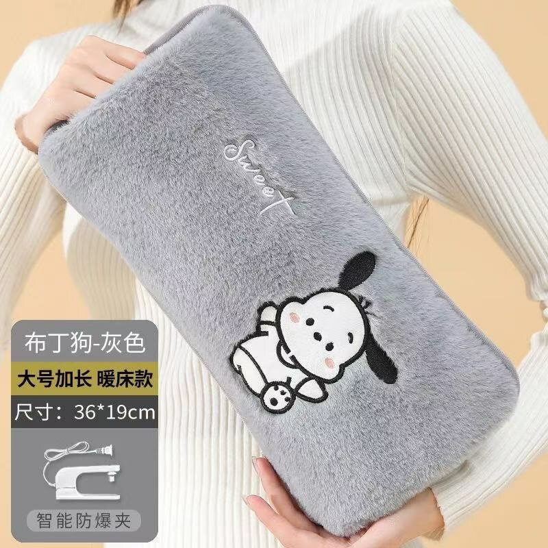 2025 Горячая бутылка с водой, перезаряжаемая, взрывобезопасная, теплая водяная сумка, национальный стандарт, мультяшный плюшевый милый грелка для рук, сумка для грелки, теплая для ребенка