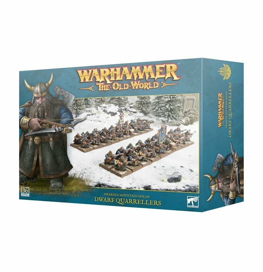 Набор фигурок для моделирования Warhammer the Old World - Dwarfen Mountain Holds: Dwarf Quarrellers