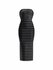 Платье Herve Leger Sequin strapless dress, размер 40, черный
