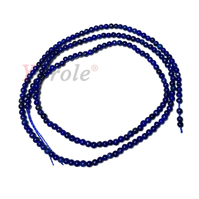 YWROLE Бусины из камня Лабрадорит Аметист Кварц 2 3 4 мм Темно-синий, 2mm about 170pcs, Lapis lazuli