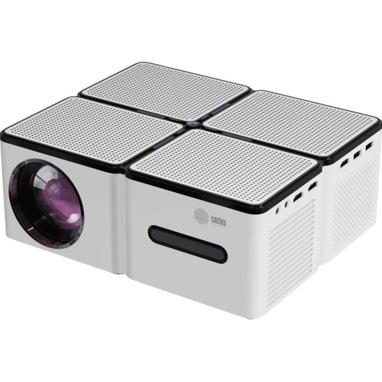 Проектор Cactus CS-PRO.03WT. Full HD-A LCD 7500Lm LS 720Lm ANSI (1920x1080) 2300:1 ресурс лампы:30000часов 2xUSB typeA 3xHDMI 1.73кг
