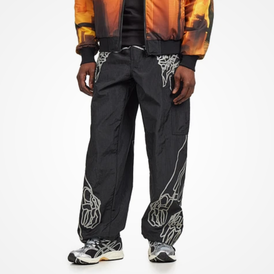 Джинсы широкие 