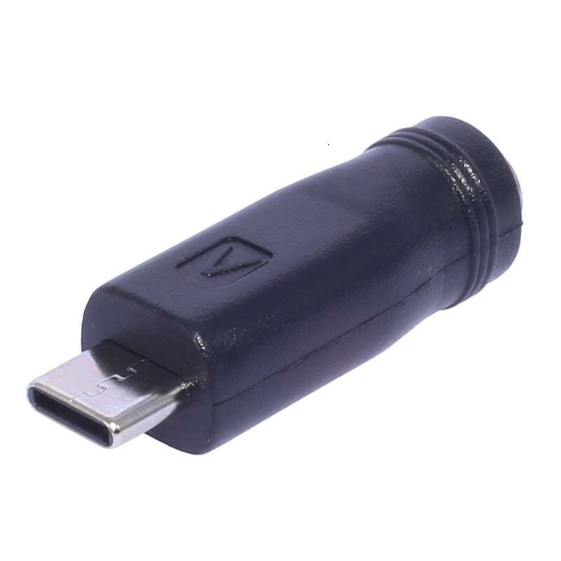 Переходник с DC5.5x2.1 на Type-C/Micro-USB/Mini-USB, Типc