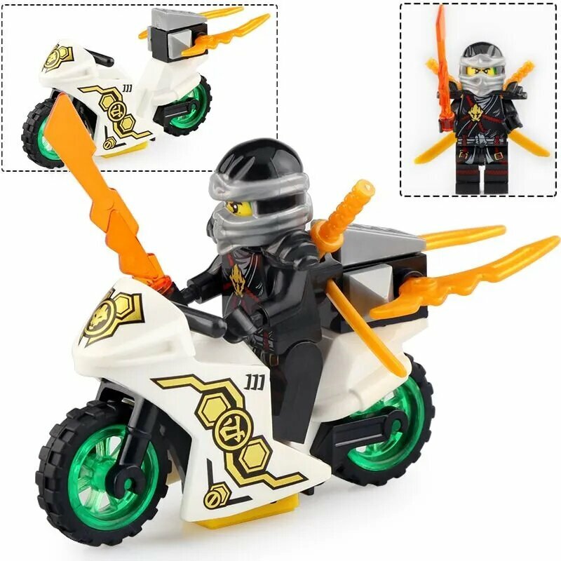 Фигурка Ninjago Ниндзяго, , Самурай Икс, Харуми (Молчаливая) с маской обмана, конструктор для мальчиков