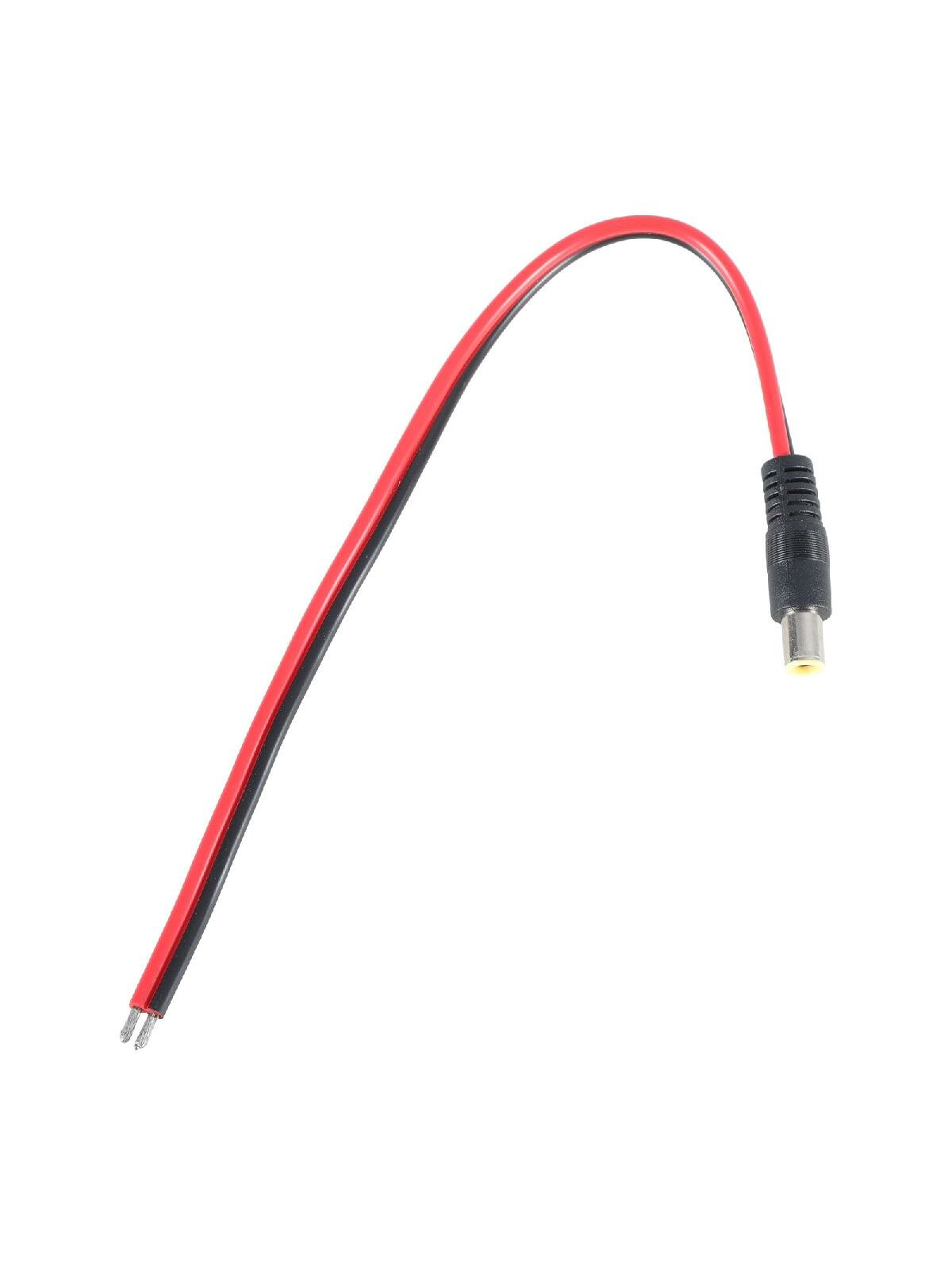 Кабель питания DC7909 с косичками 7,9x0,9 мм от штекера к оголенному проводу с открытым концом