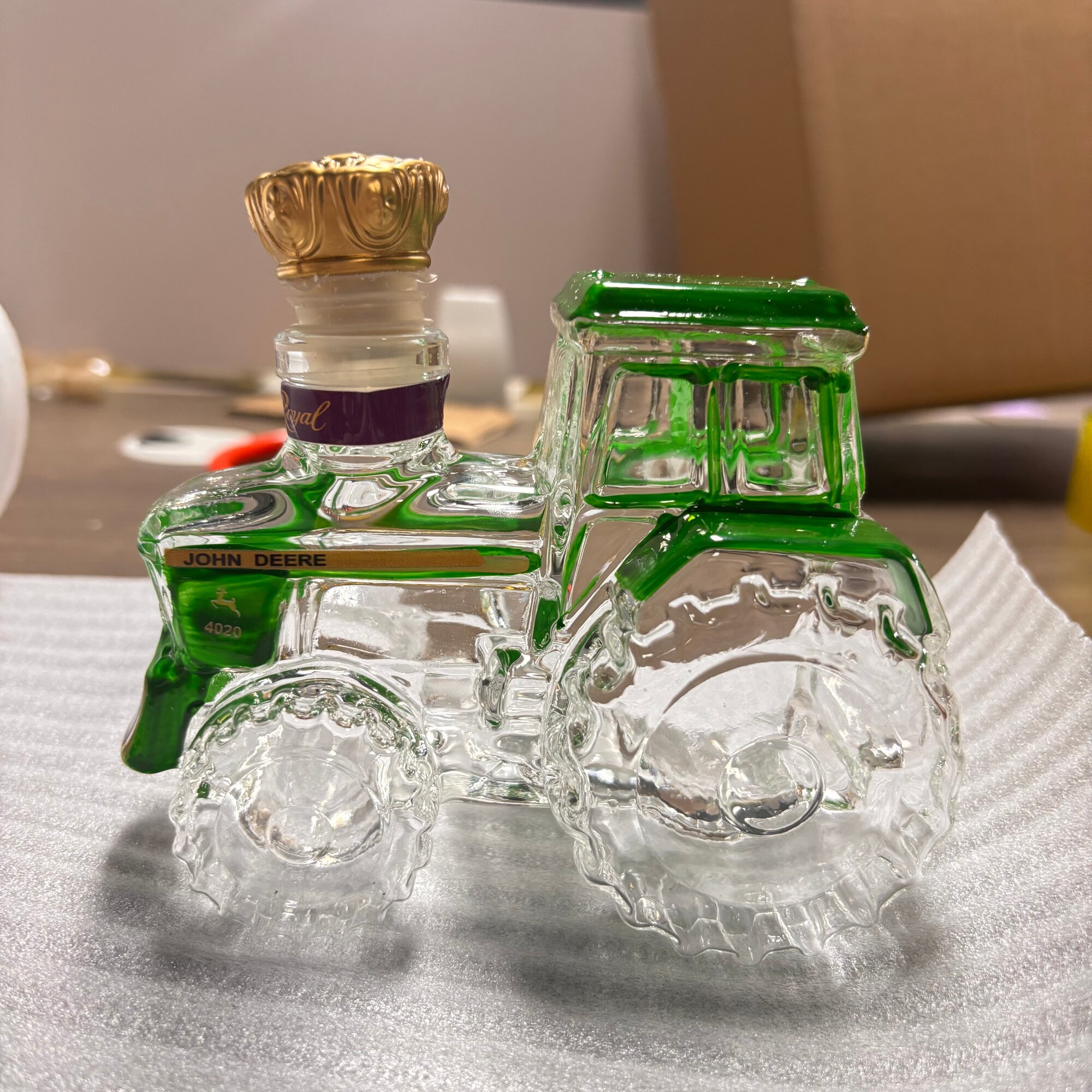 Whiskey bottle, Прозрачная бутылка для вина, Бутылка тракторного виски