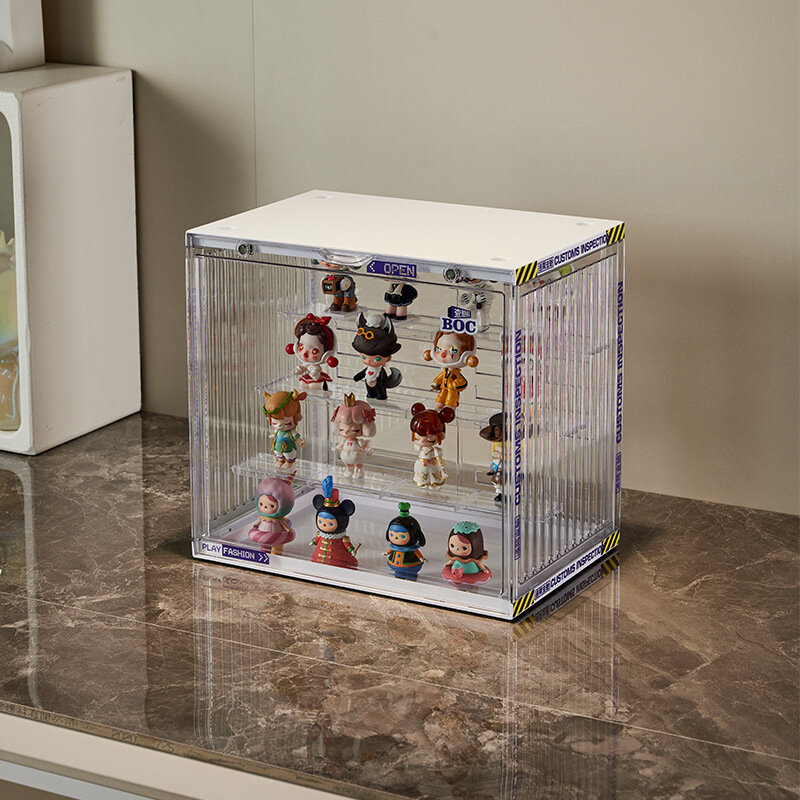 Стойка для хранения и демонстрации игрушек Kaman, коробка для фигурок Lego, пылезащитная прозрачная витрина Bubble Mart