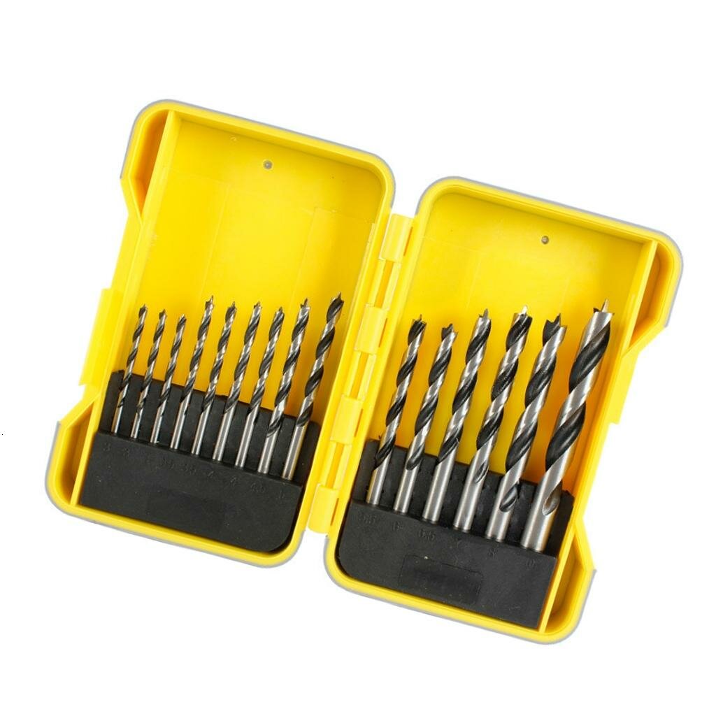 Высокоуглеродистые стальные спиральные сверла 3 мм, 15 шт.