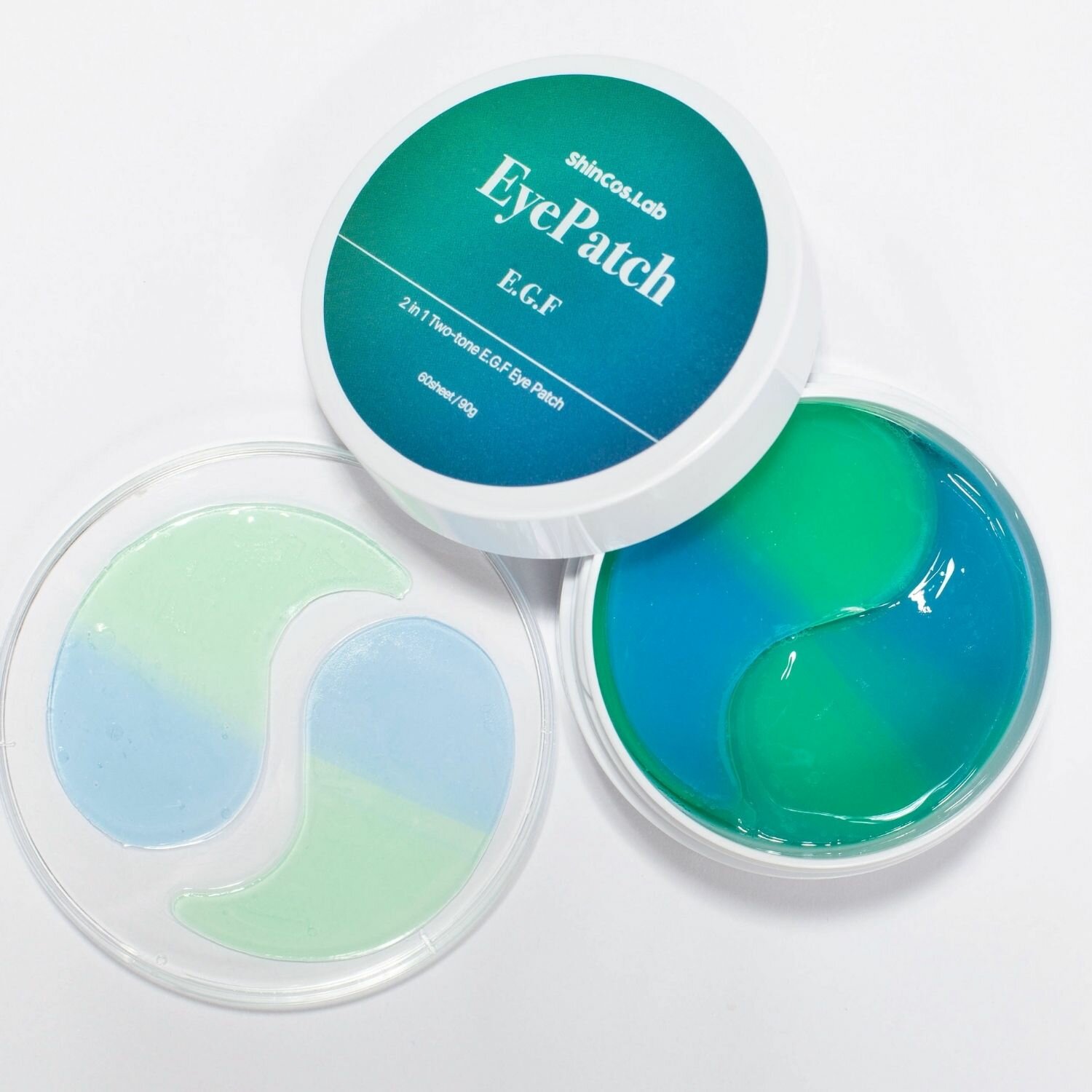 Патчи для век ShinCos.Lab с гиалуроновой кислотой и E.G.F 60шт