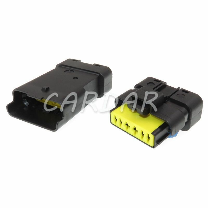 Разъем (колодка, фишка) 6 контактный (6 pin) мама+папа 211PC069S0049 + 211PL069S0049 Citroen Ford