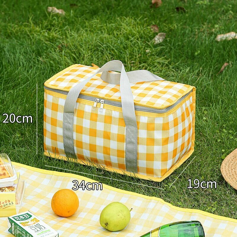 Чехол для принадлежностей BBQ, плотный Оксфорд, желтый, 34x19x20см