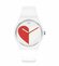 Наручные часы Swatch, белый-красный