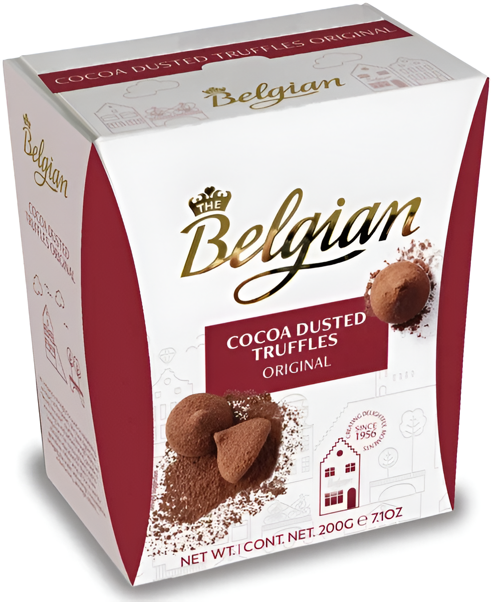 Шоколадные Трюфели Belgian в какао пудре 200 грамм, бельгийские конфеты