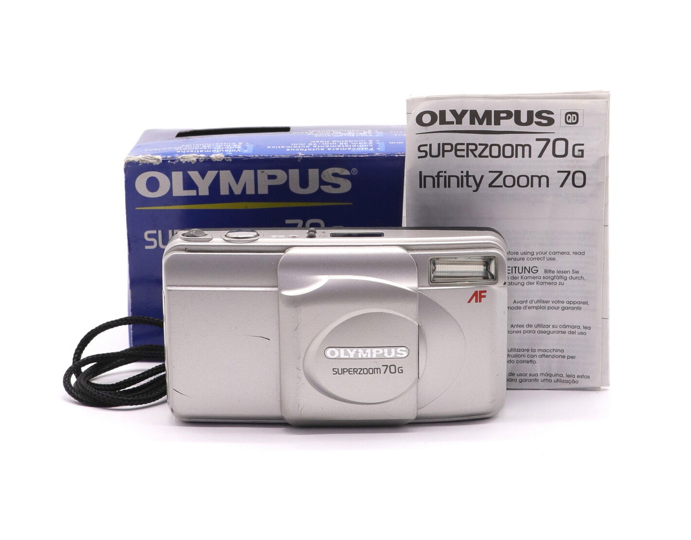 Плёночная камера Olympus Superzoom 70G в упаковке