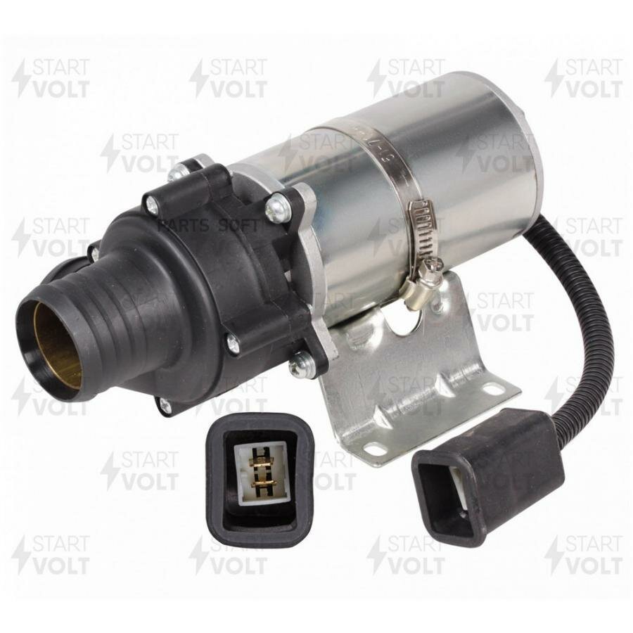 STARTVOLT VPM-1338 Насос отопителя доп. электр. (38мм 24В) для а/м ГАЗ/ПАЗ/нефаз/лиаз (для ПЖД-141) (VPM 1338) ()