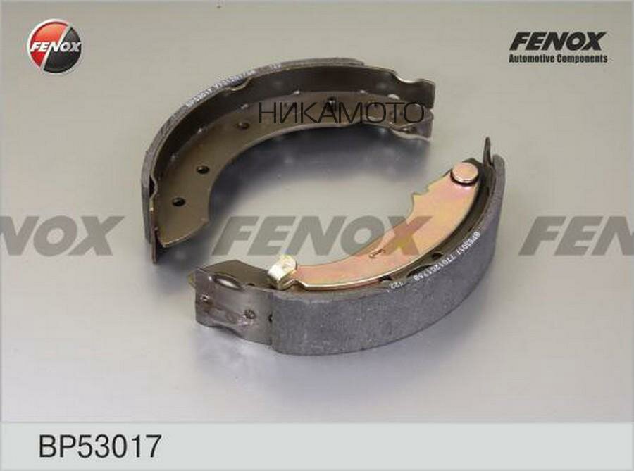 FENOX BP53017 Колодки торм. бар. RENAULT LOGAN/SANDERO/PEUGEOT 206 (203x38) торм. сист. LUCAS
