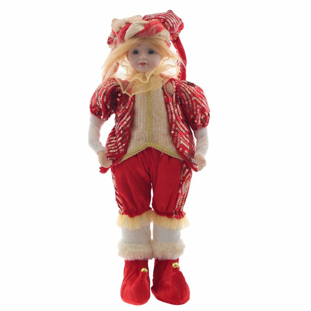 Игрушка набивная "Клоун" (муз, движ), L15 W11 H43 см