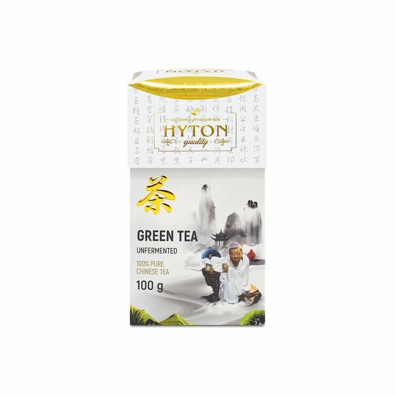 Hyton Китайский чай Хайтон зеленый, Green tea, 90г х 1шт