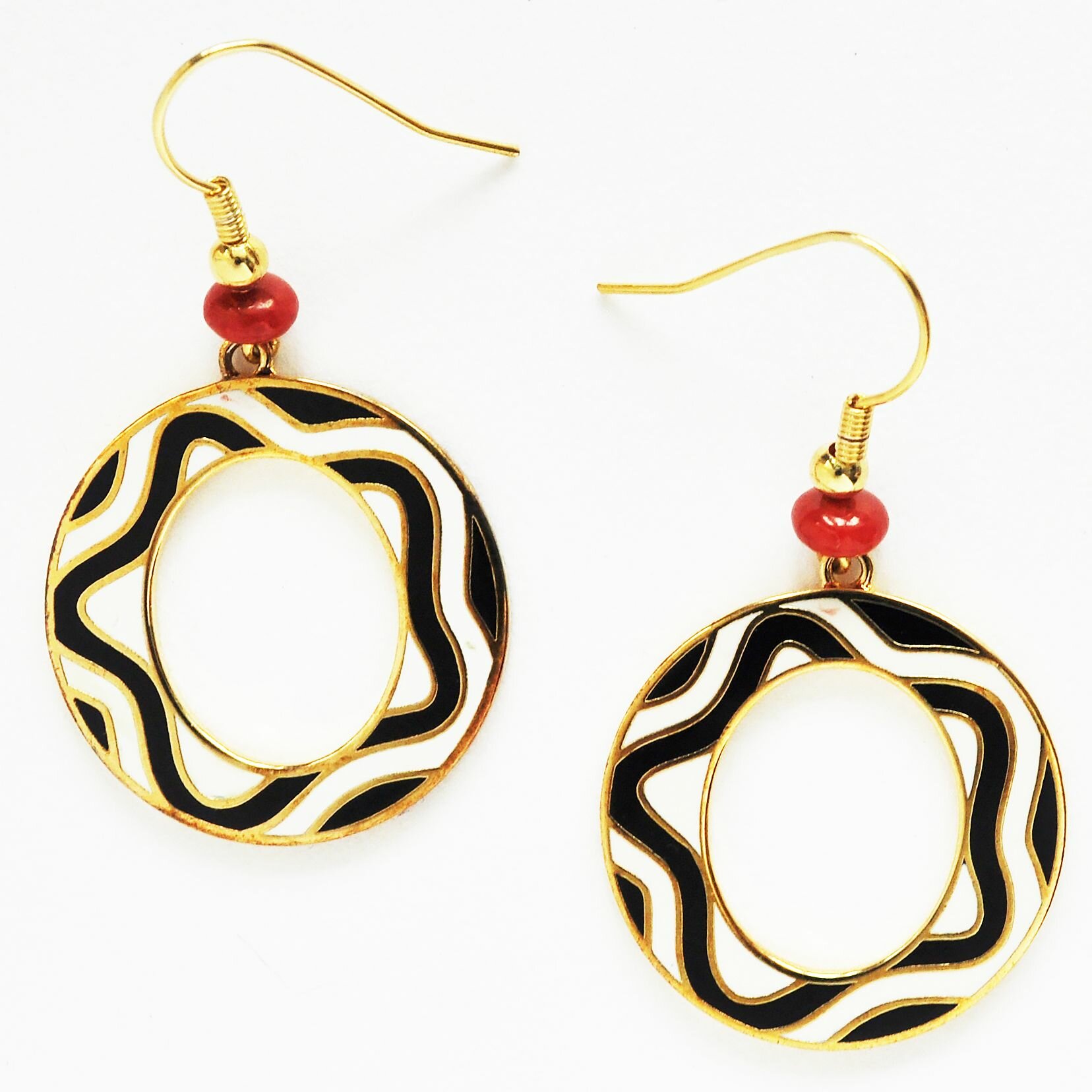 Серьги, эмаль