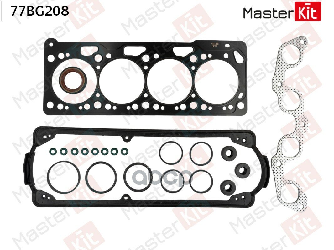 Комплект прокладок головки блока цилиндров MasterKit арт. 77BG208