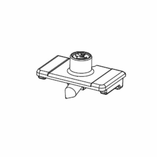 Балконная защелка, створочная часть, монтаж в Европаз